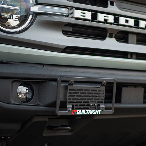 BuiltRight Industries Bronco License Plate Mount | Ford Bronco (2021 ...