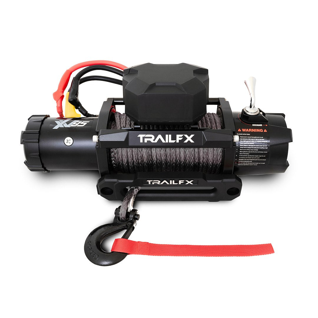 TrailFX XV95 Synthetic Rope Winch – 9,500 lb – Off Road Specialty