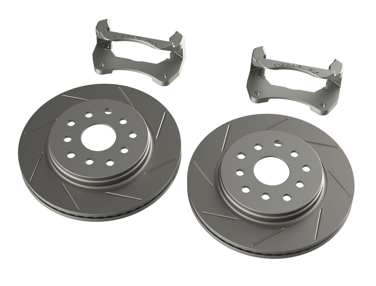 TeraFlex JK Front Big Rotor Kit – Slotted 5x5 & 5x5.5 Rotors – Off Road ...