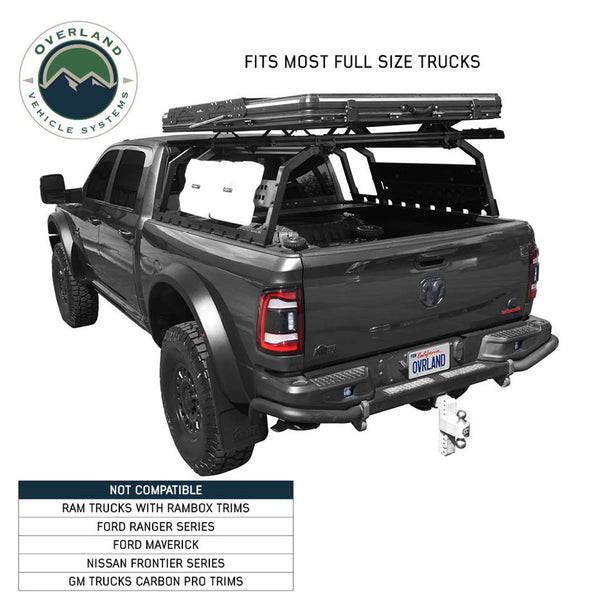 Overland Vehicle Systems Discovery Rack - Full Size Truck Short Bed Ap ...