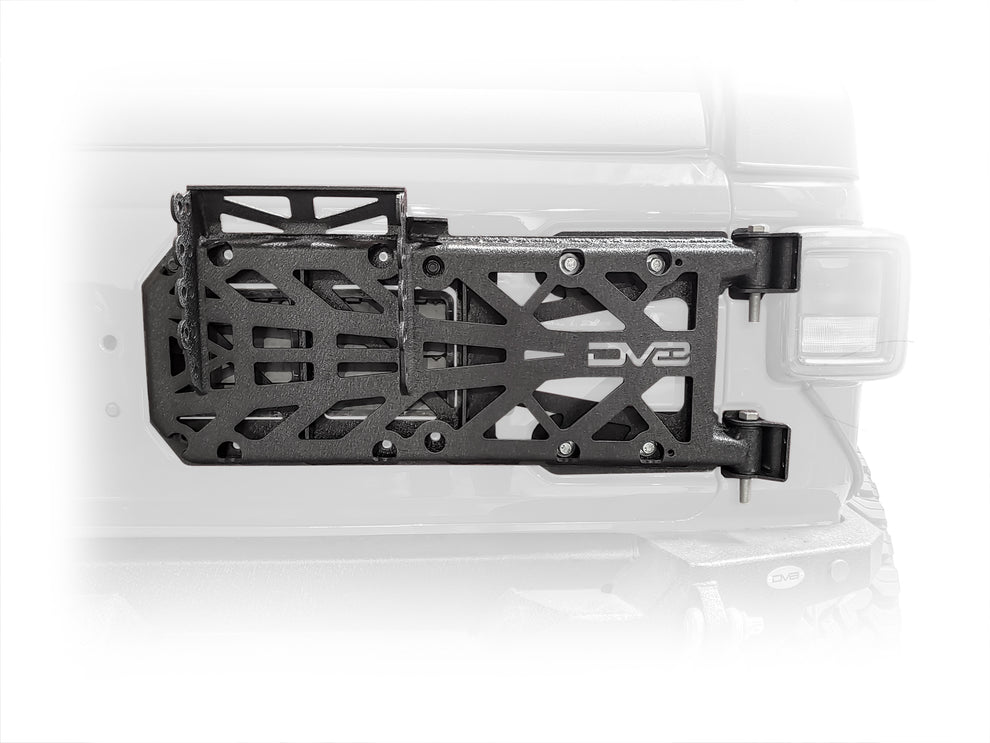 DV8 Offroad JL Hinge Mounted Tire Carrier – Off Road Specialty